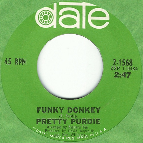 1967 Bernard Purdie – Funky Donkey (US:#87) | Sessiondays